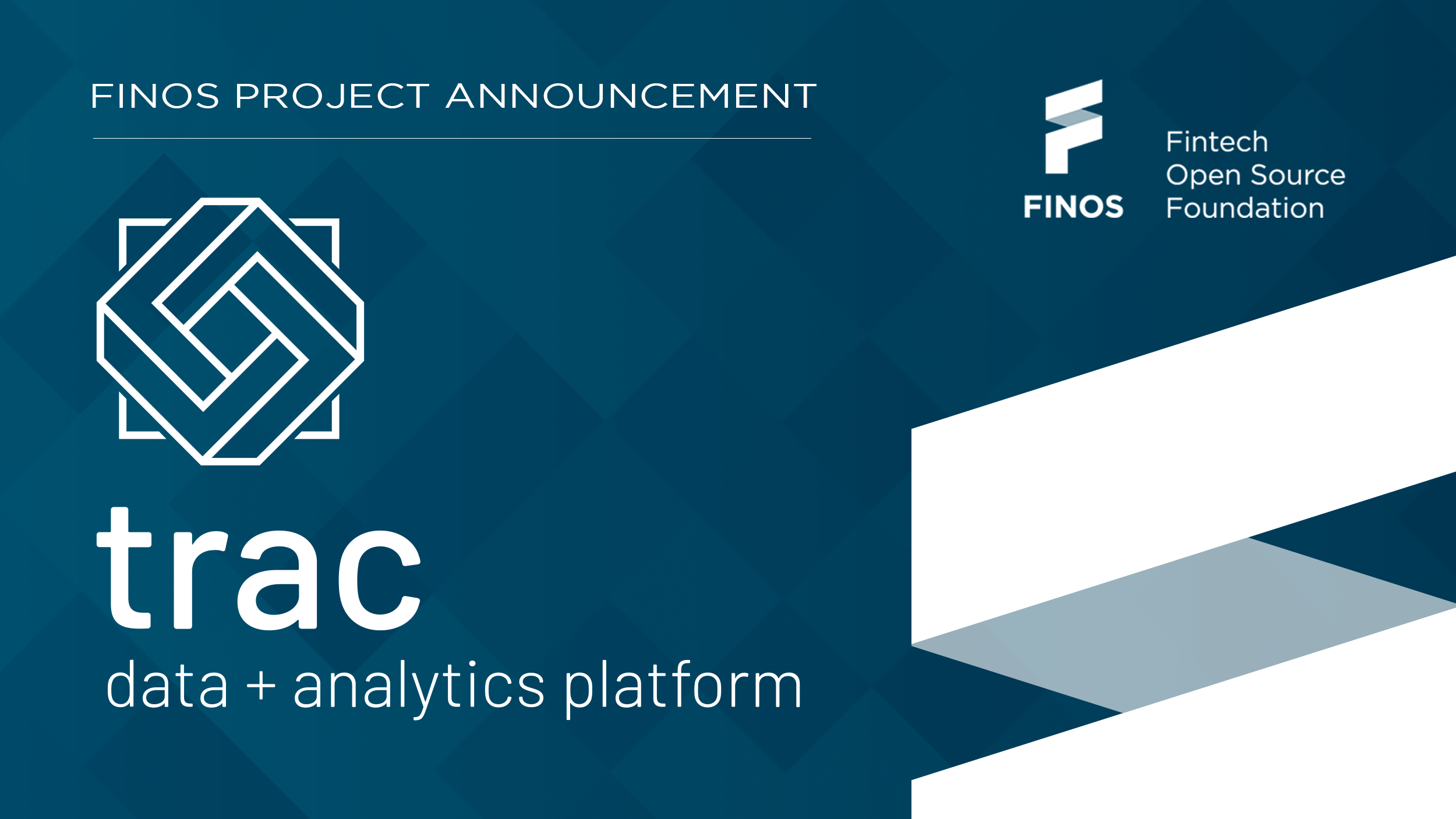 TRAC Data and Analytics Platform is now Open Source in FINOS